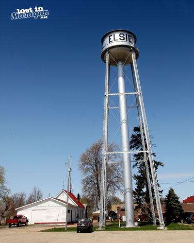 The Water Tower in Elsie - Lost In Michigan