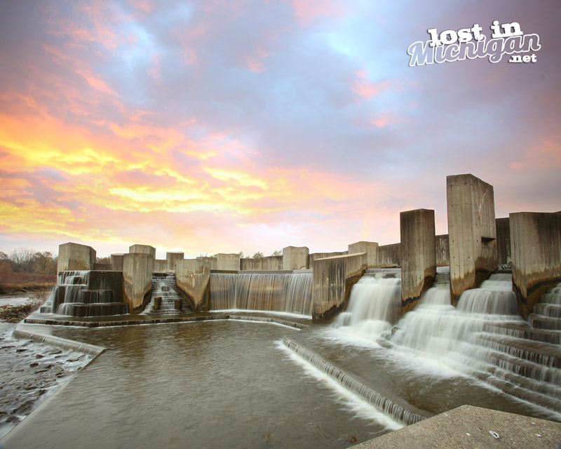 The Best Dam Waterfall in Michigan - Lost In Michigan