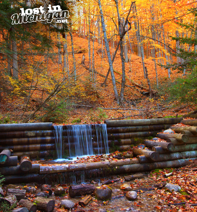 The Beautiful Spring at the bottom of the Stairs - Lost In Michigan