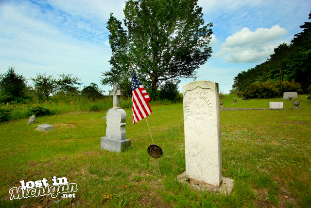 The Soldier in Riggsville Cemetery - Lost In Michigan